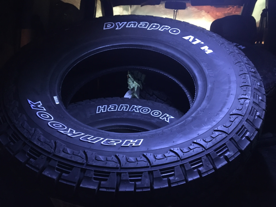 Шины на лето Шина Hankook DynaPro ATM — УАЗ Patriot, 2,3 л, 2012 года ...