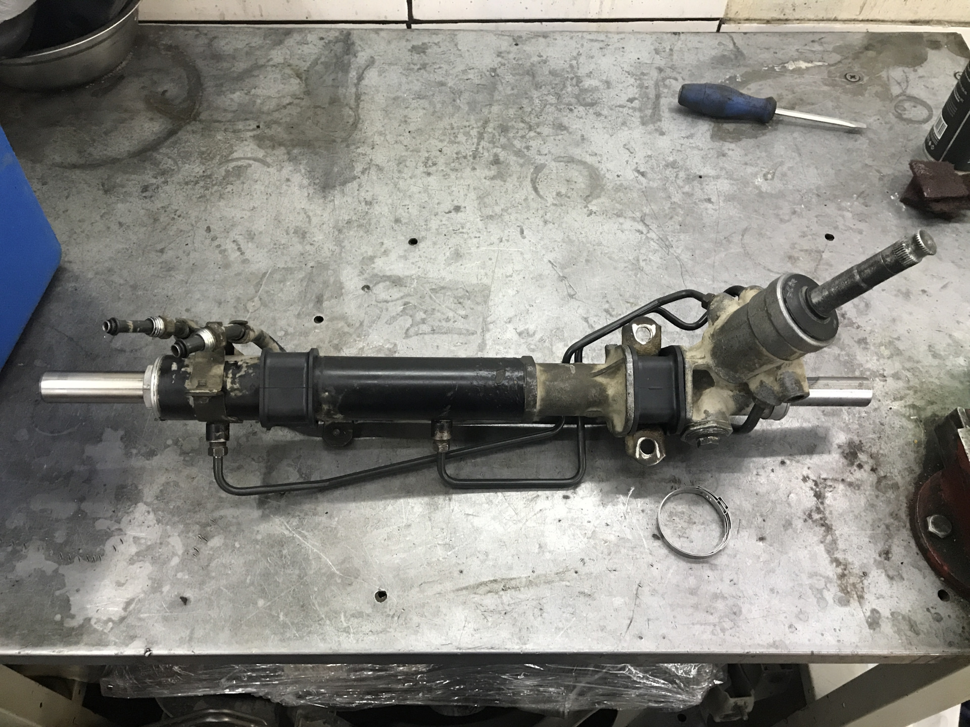 Рулевая рейка — Subaru Forester (SG), 2 л, 2007 года | плановое ТО | DRIVE2