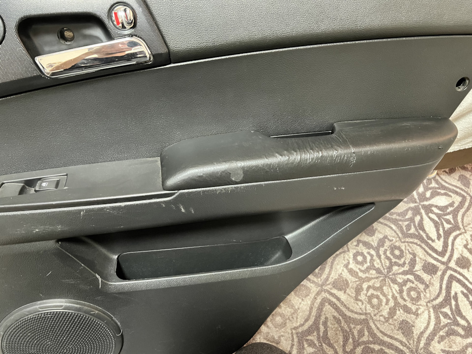Перетяжка ручек двери — SsangYong Actyon (1G), 2,3 л, 2008 года ...