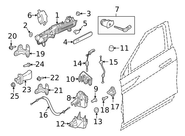 LR178919 Ручка наружная Jaguar Land Rover | Запчасти на DRIVE2