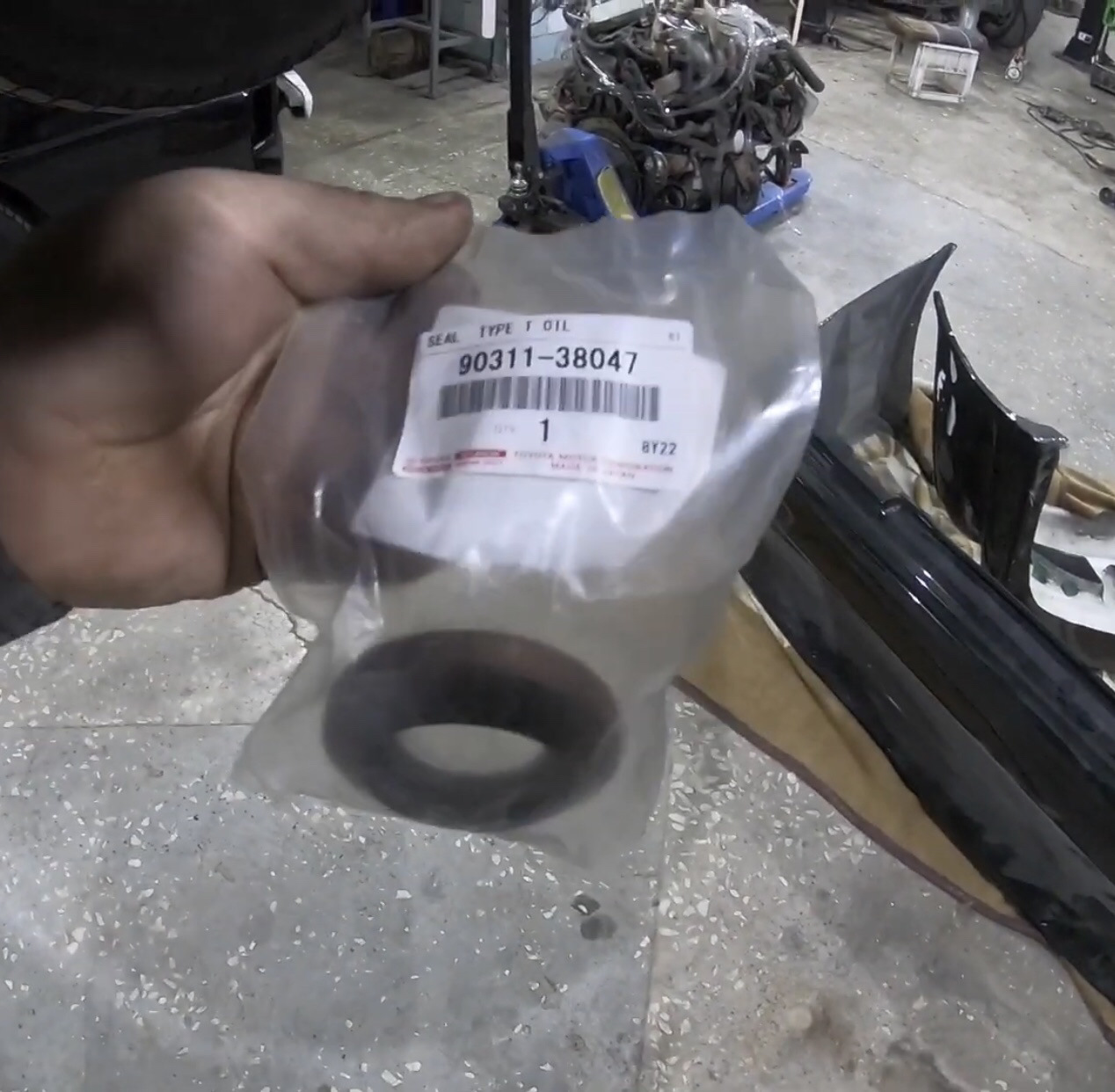 Замена сальника хвостовика, ТО грм — Toyota Land Cruiser Prado 90 ...