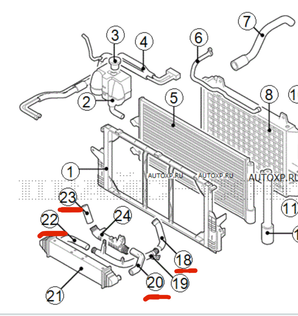 Патрубки — Volvo XC90 (2G), 2 л, 2017 года | запчасти | DRIVE2