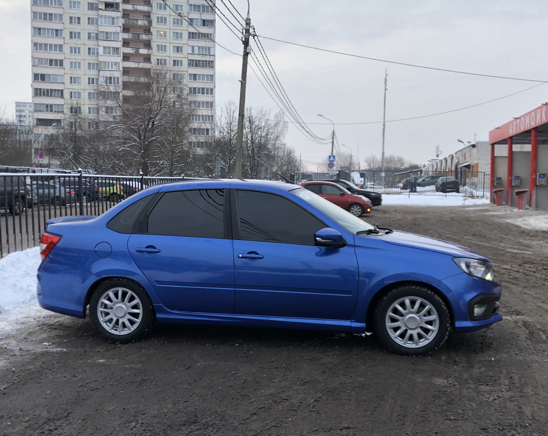 Зимние колеса ч.3 — Lada Гранта Drive Active, 1,6 л, 2019 года ...