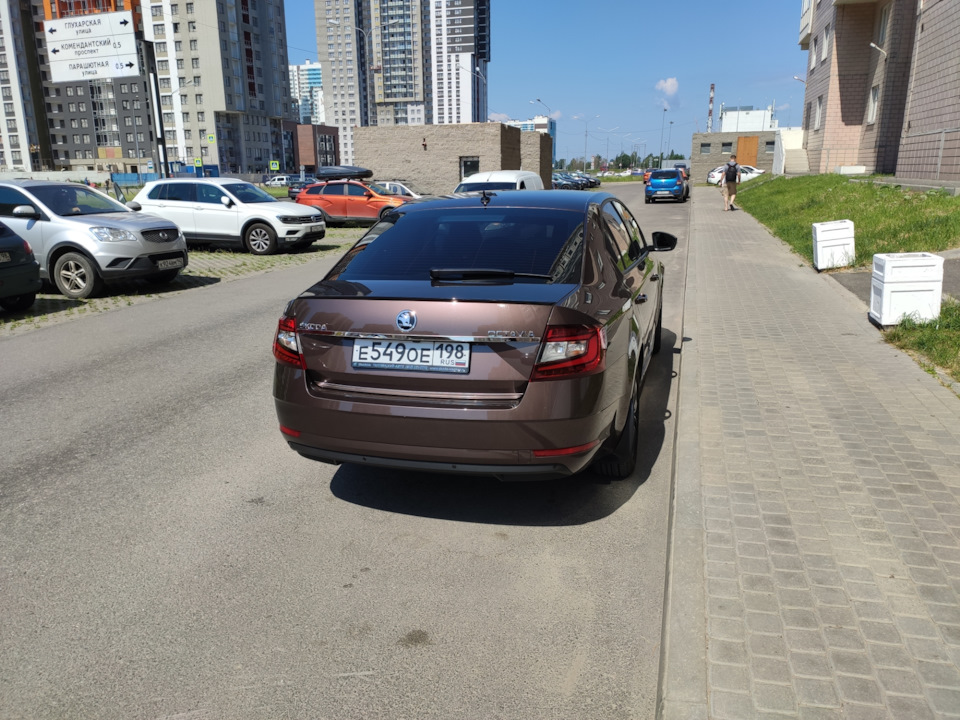 Задние High LED фонари — Skoda Octavia A7 Mk3, 1,4 л, 2019 года ...