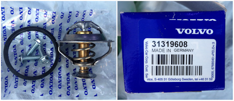 31319608 Термостат Volvo | Запчасти на DRIVE2