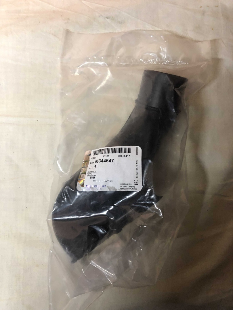 96344647 Воздухозаборник CHEVROLET SPARK GM | Запчасти на DRIVE2