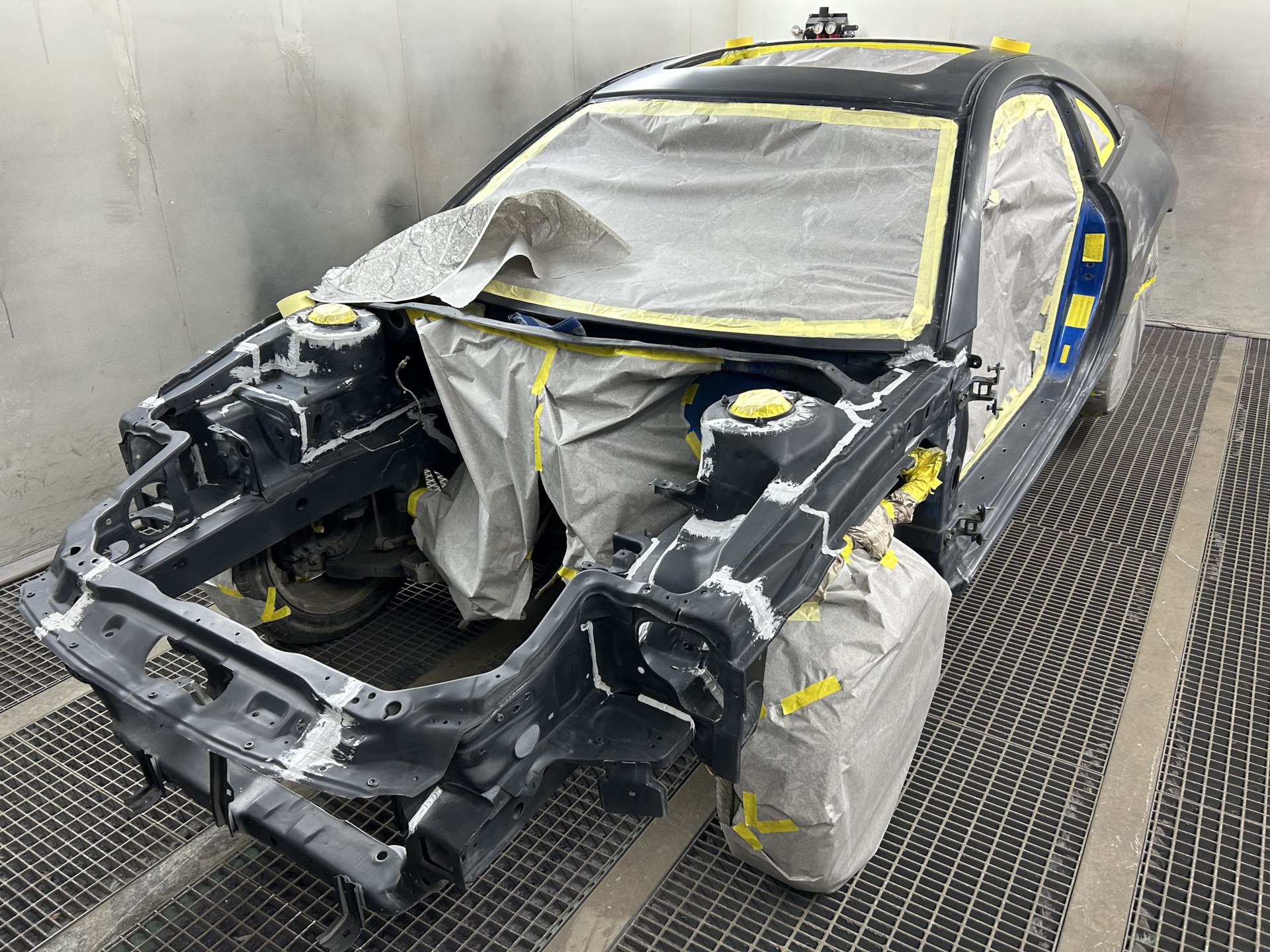 Часть 5. Покраска. Где-то на горизонте уже сборка — Mitsubishi Eclipse (3G), 3 л, 2002 года ...