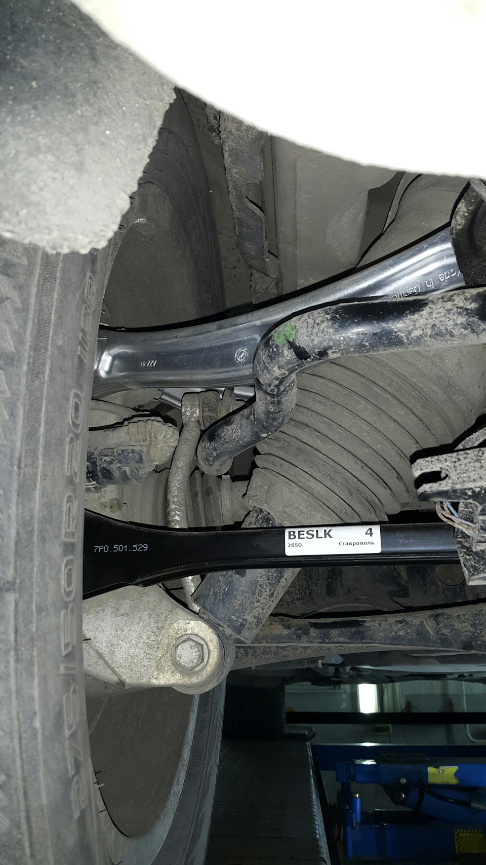 7P0501529 Поперечная рулевая тяга VAG | Запчасти на DRIVE2