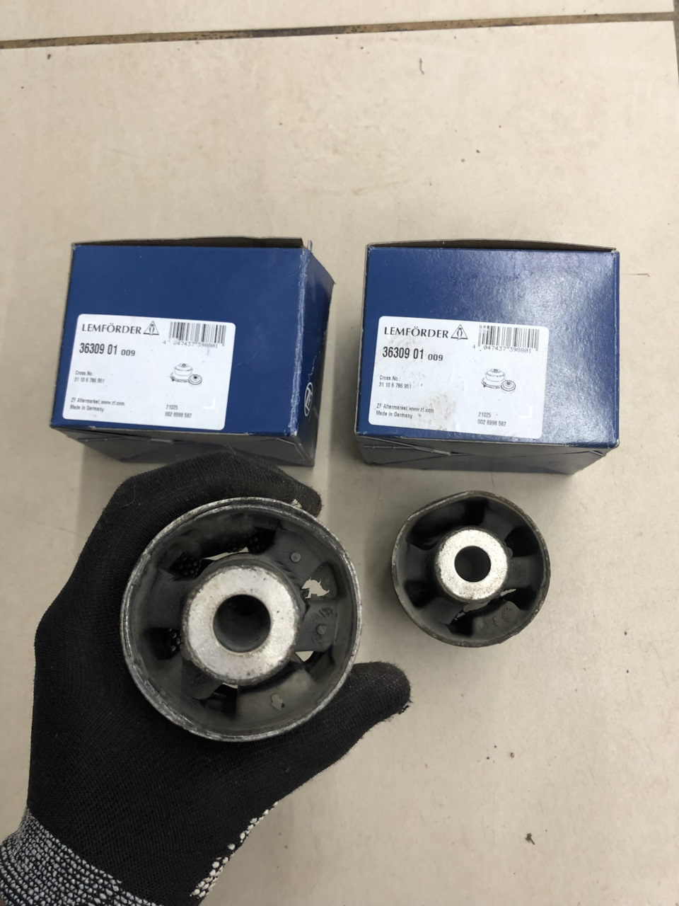 Замена сайлентблоков нижних рычагов — BMW X3 (F25), 2 л, 2011 года ...