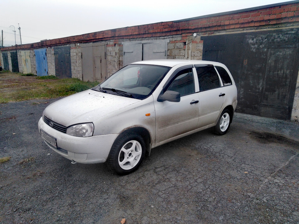 Новые колеса. — Lada Калина универсал, 1,6 л, 2011 года | колёсные ...