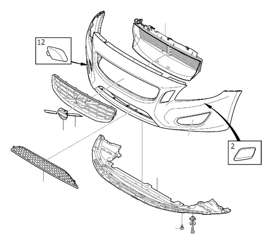 31386987 Grille. Bumper, Body Parts. (RU). (Front) Volvo | Запчасти на ...