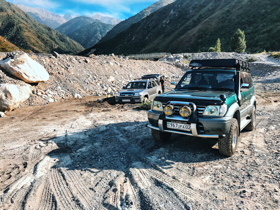 Выходные в разгаре👍 (Tplus где ваше качество?) — Toyota Land Cruiser Prado 90-series, 3 л, 1996 ...