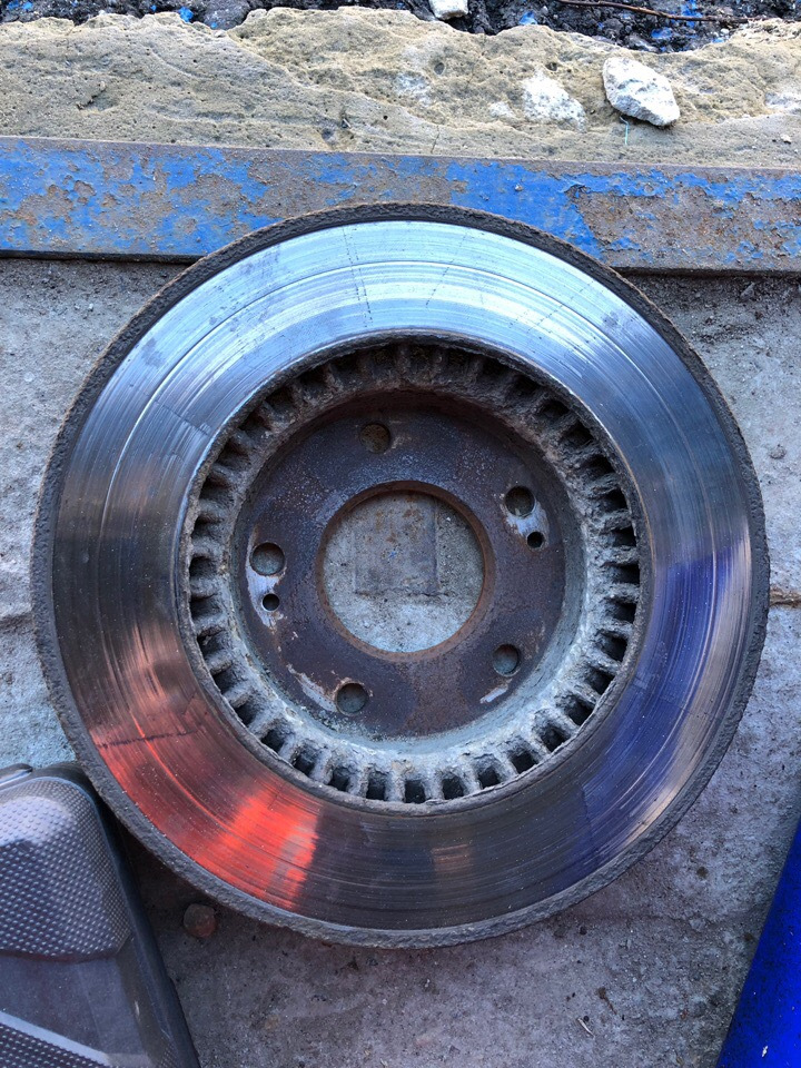 Замена тормозных шлангов, дисков, колодок, жидкости — Hyundai Elantra ...