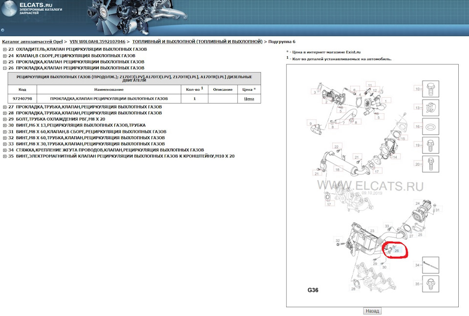 Подтеки в соединении между охладителем ЕГР и блоком Z17DTJ — Opel Astra ...