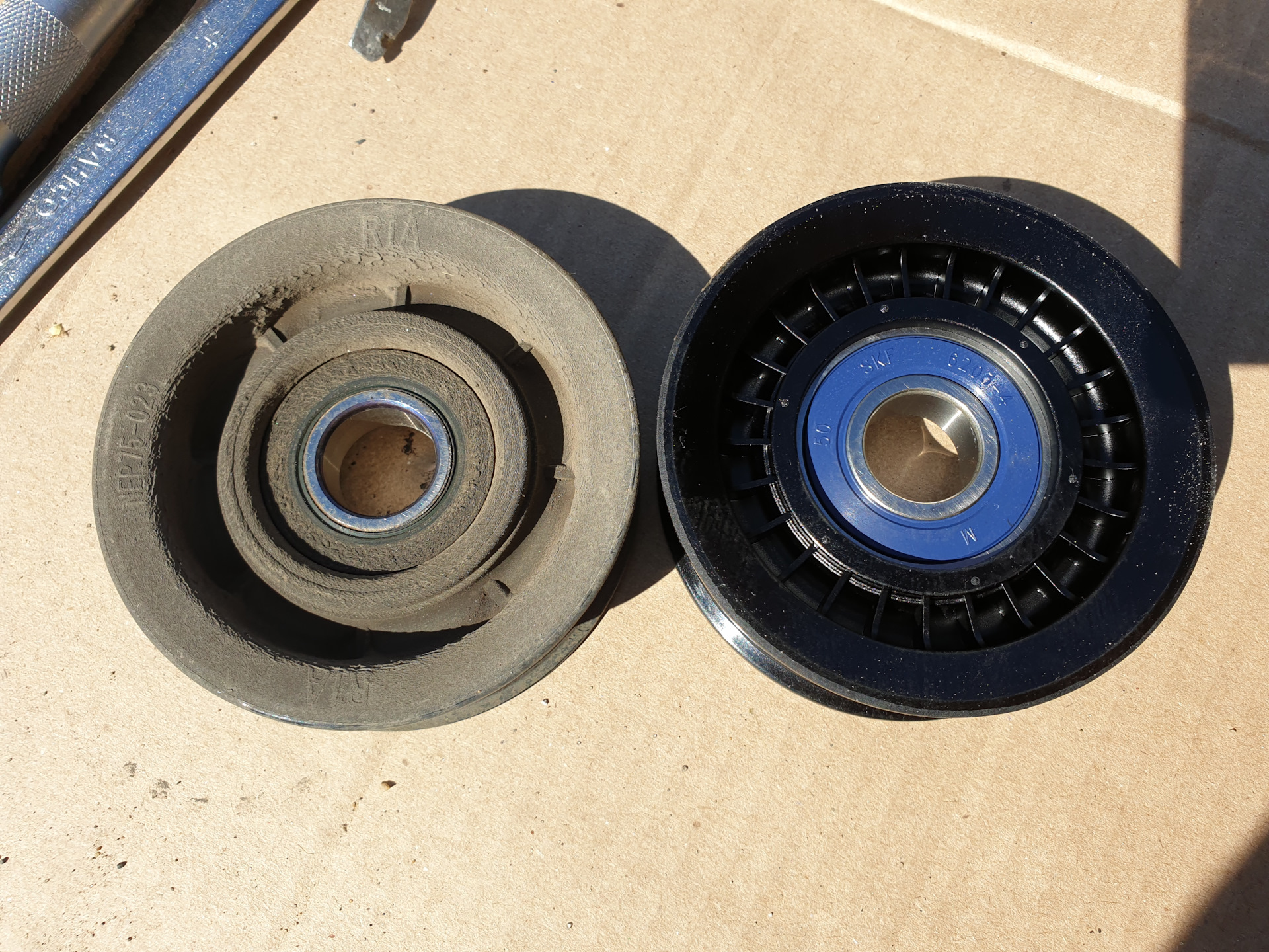 Замена ремня, натяжителя и ролика. — Honda CR-V (RM), 2 л, 2012 года ...