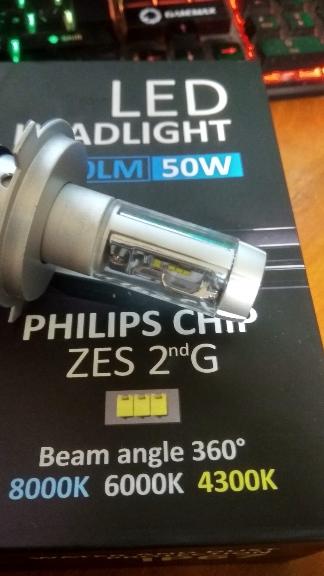 Лампы LED SOLAR H4 6000K 6000Lm Philips ZES 12/24V 8804 — Nissan Primera Wagon (W10), 2 л, 1991 ...