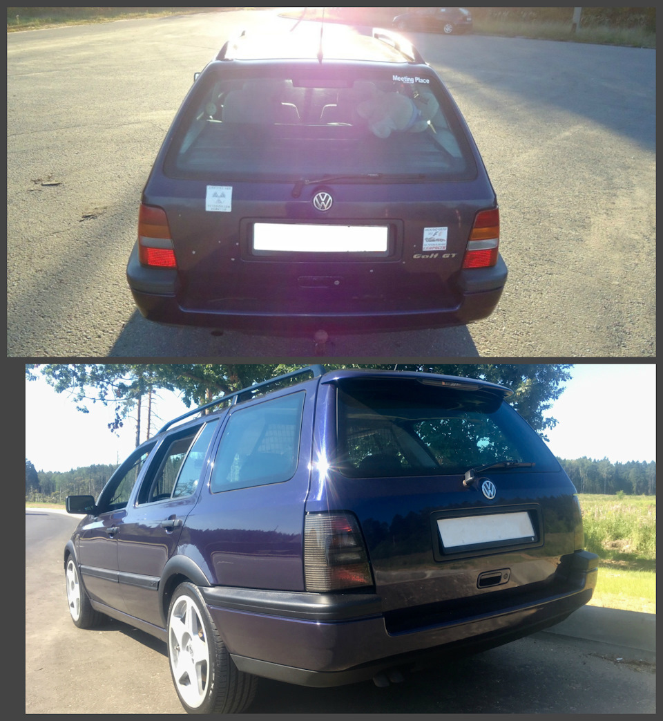 Volkswagen Golf Variant Karmann GT — before and after — Volkswagen Golf ...