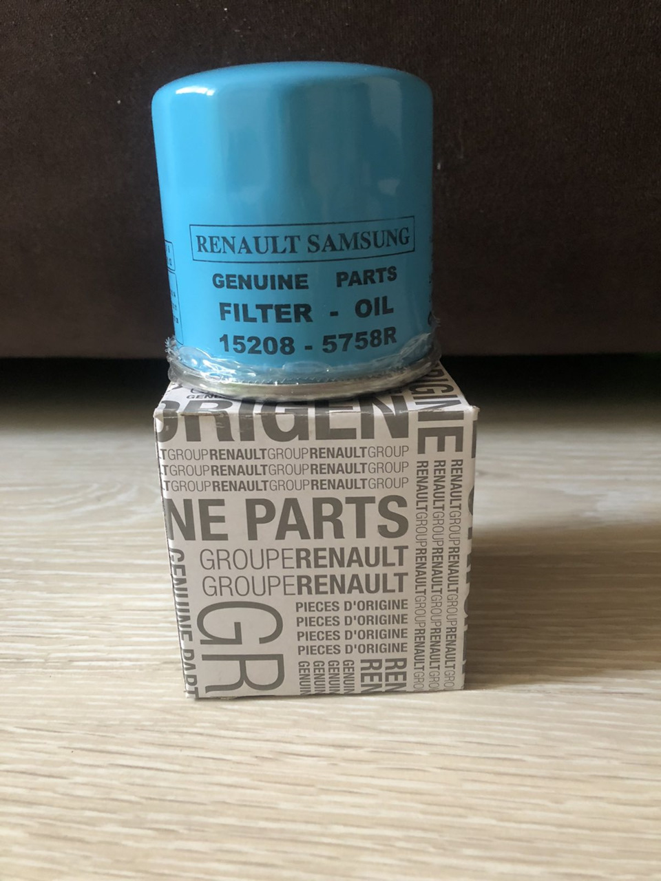152085758R Фильтр масляный RENAULT | Запчасти на DRIVE2