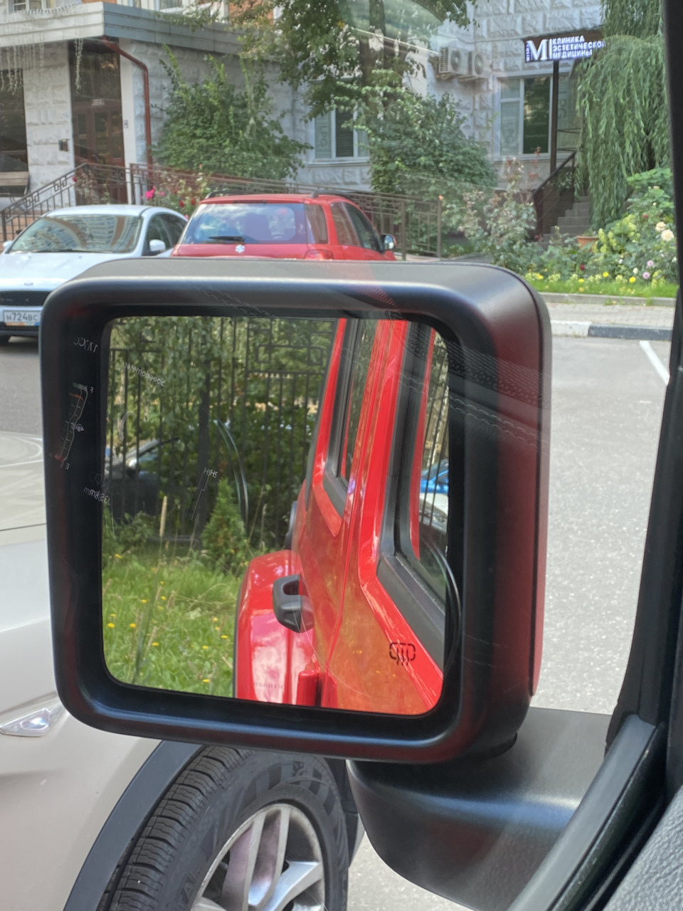 Водительское зеркало. — Jeep Wrangler (JL), 2 л, 2019 года | наблюдение ...