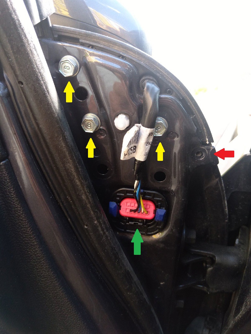 Замена привода заслонки отопителя салона (971594R150) и уплотнителя ...