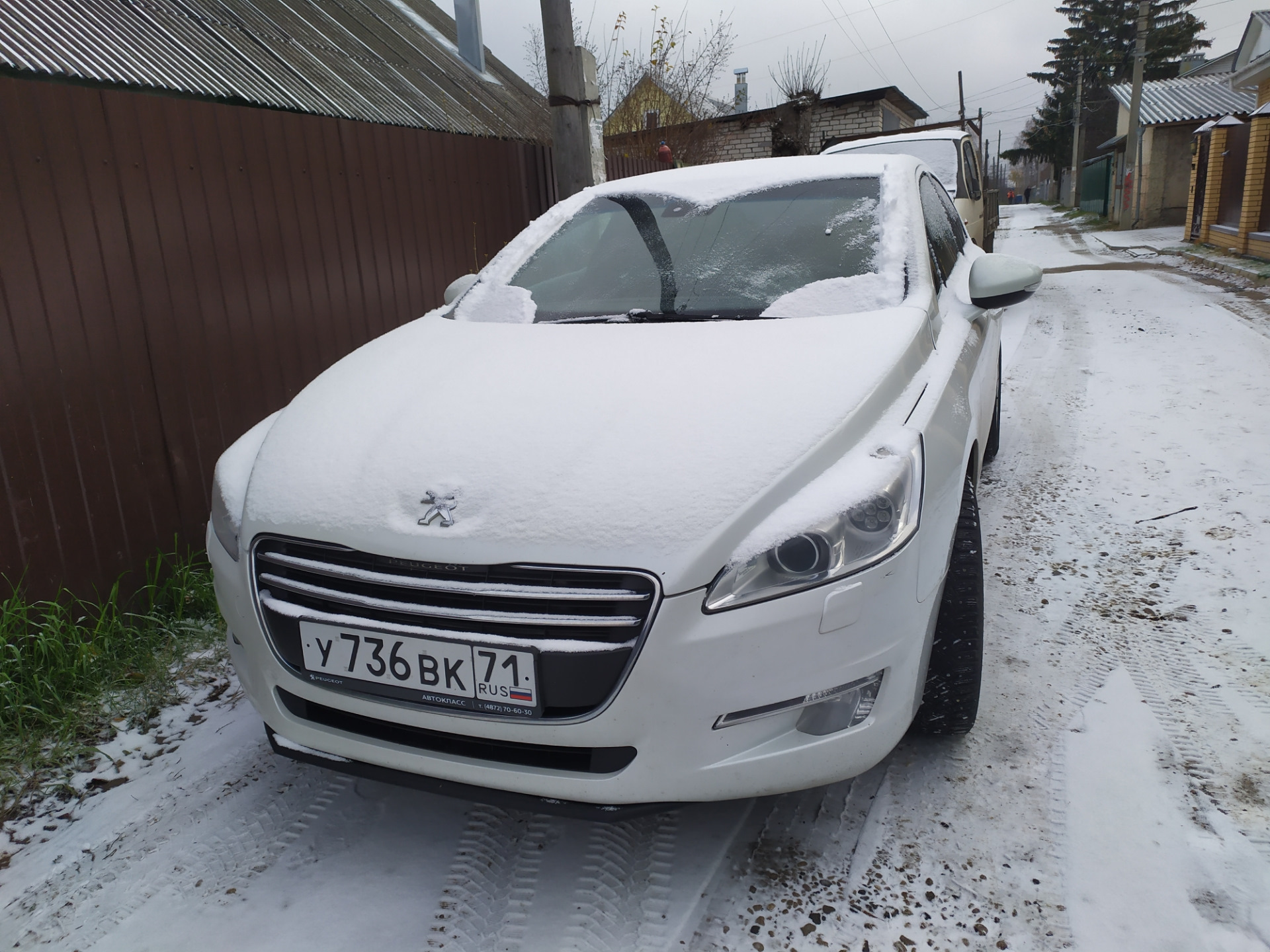 Брызговики — Peugeot 508 (1G), 2 л, 2012 года | своими руками | DRIVE2