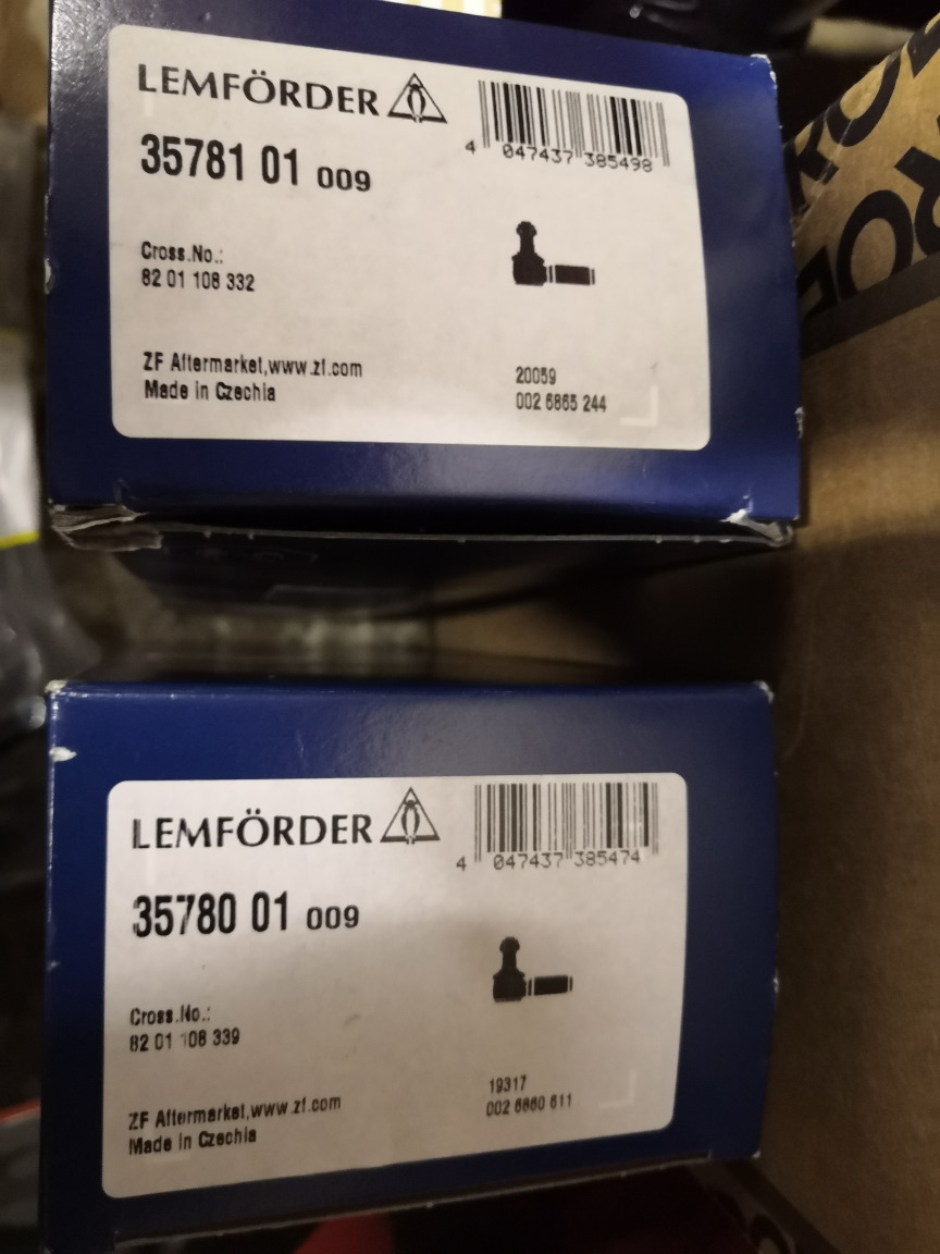 8201108339 Наконечник рулевой лев RENAULT | Запчасти на DRIVE2