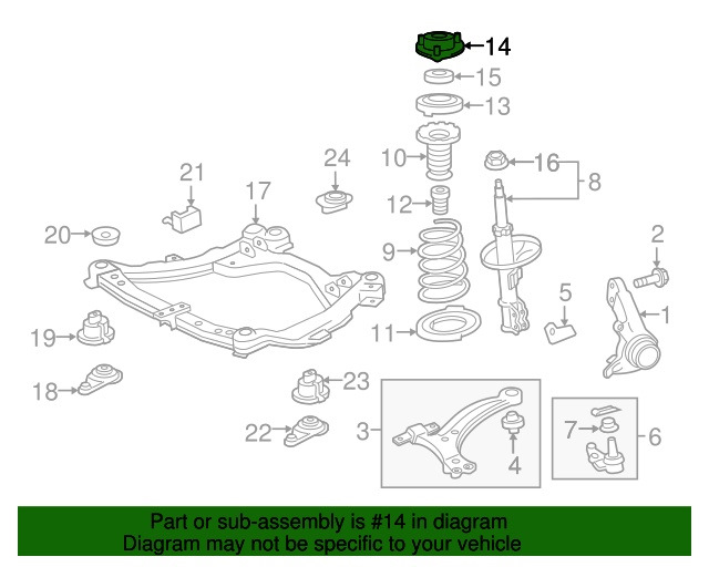 4860906250 Опора передней стойки TOYOTA CAMRY ##V5#/CAMRY HYBRID/ LEXUS ...