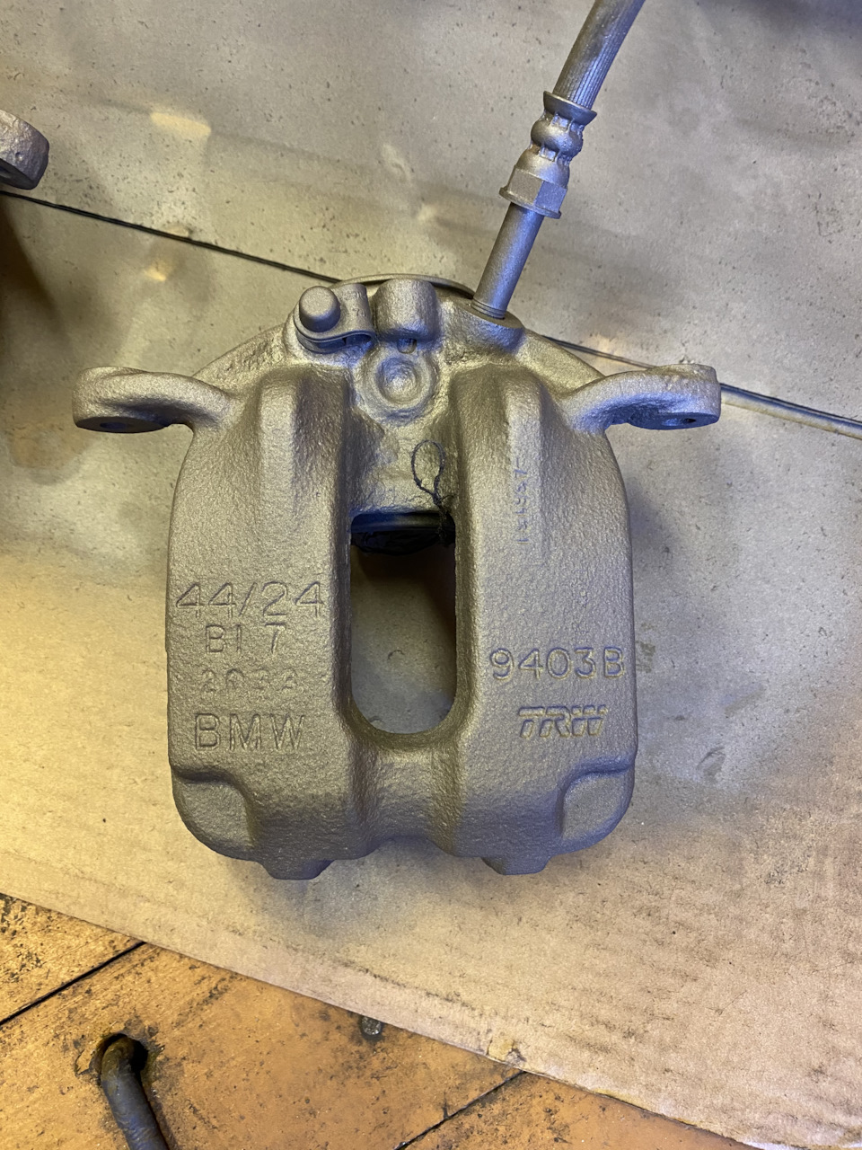 №24: Переход на задние тормоза 345х24. — BMW X3 (F25), 3 л, 2011 года ...