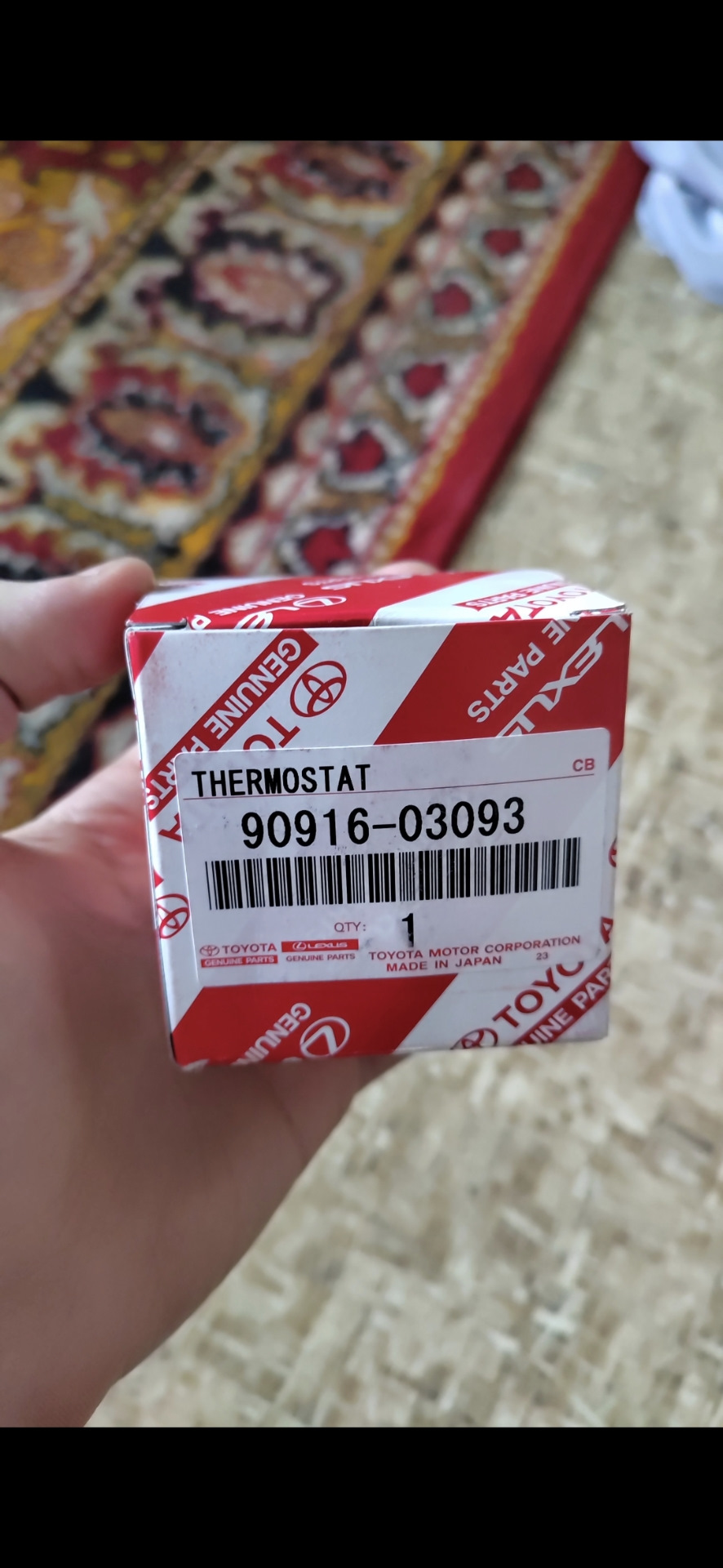 9091603093 Термостат TOYOTA LEXUS | Запчасти на DRIVE2