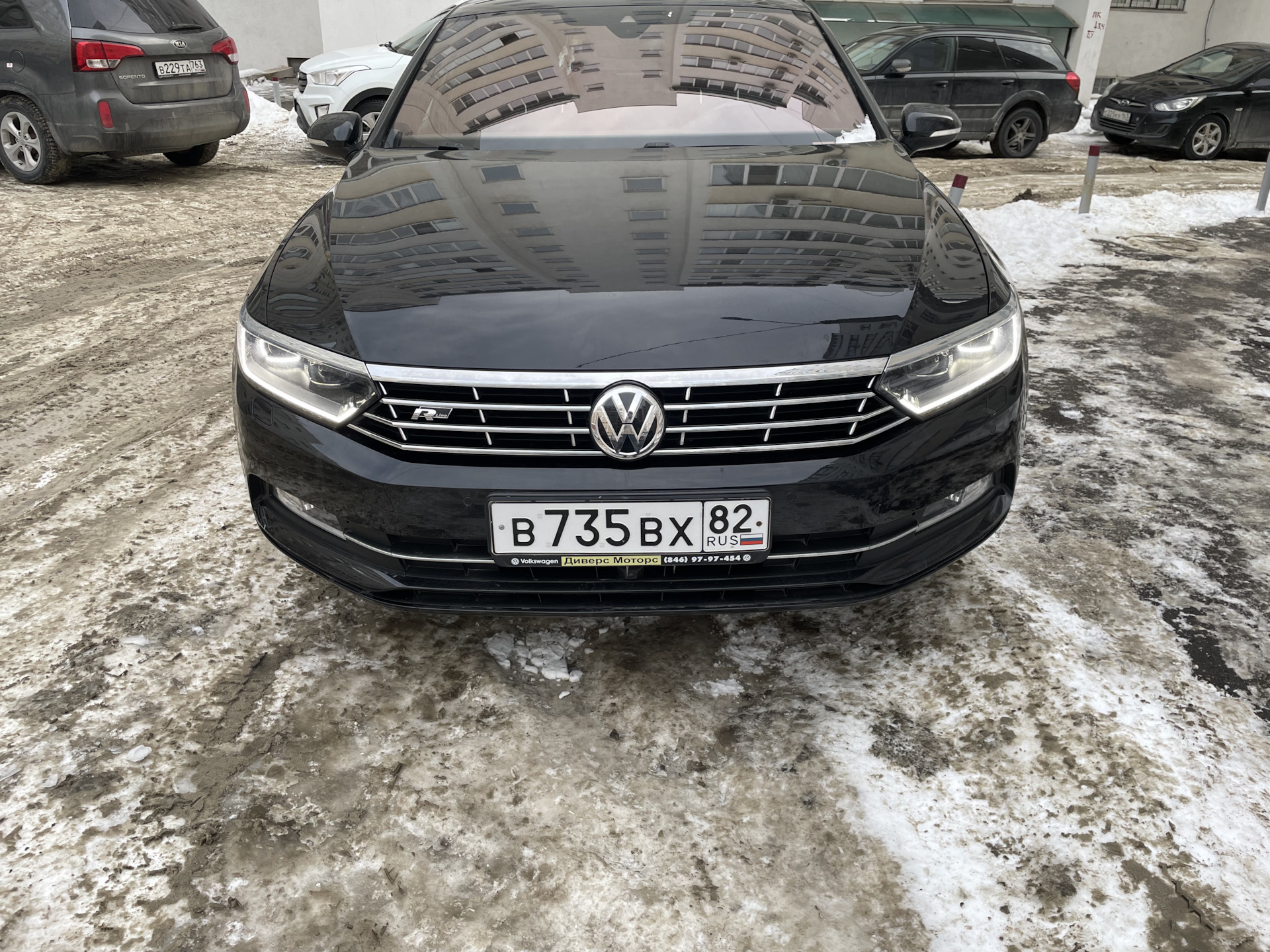 Начало пути к r-line (тизер) — Volkswagen Passat B8, 1,4 л, 2016 года ...
