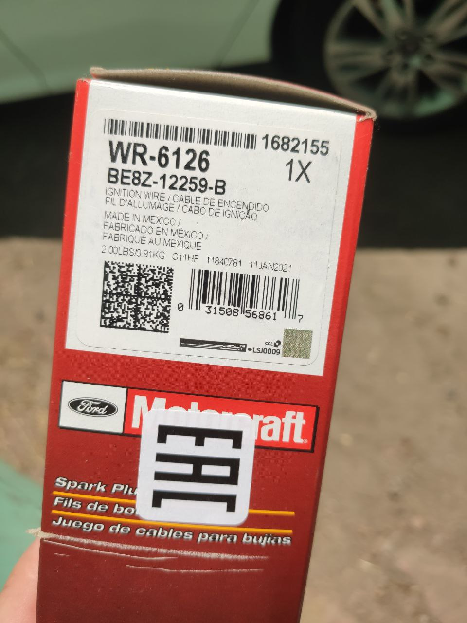 BE8Z12259B Свечные провода Ford | Запчасти на DRIVE2