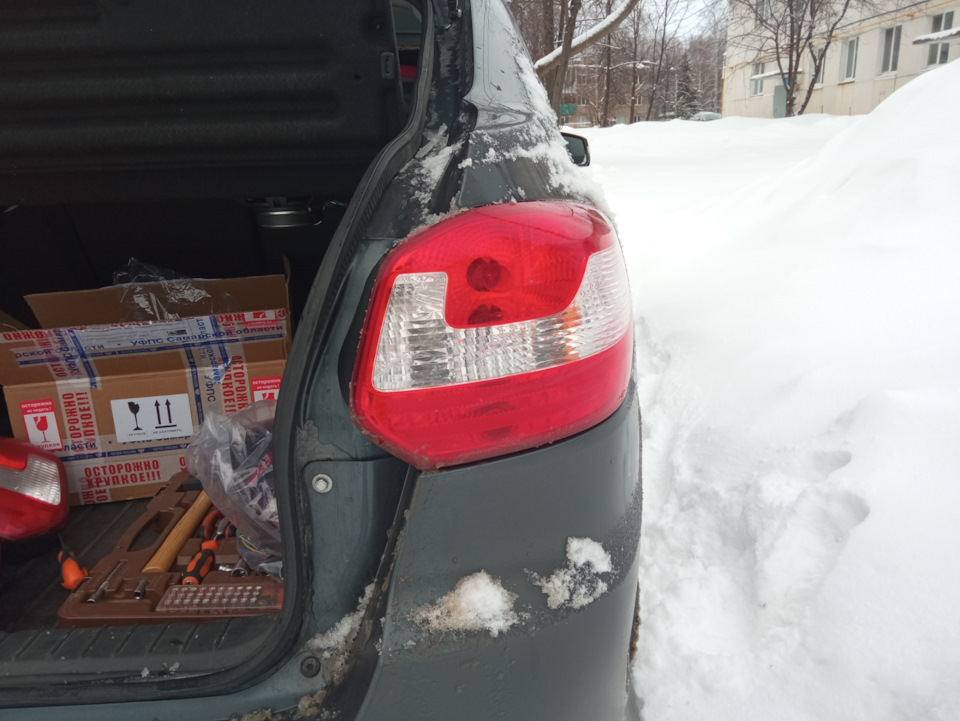 Full led задняя оптика на гранта лифтбек. — Lada Гранта Лифтбек (2G), 1 ...