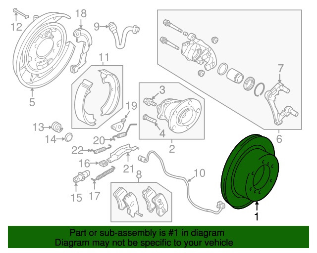 4615A192 Диск тормозной Mitsubishi | Запчасти на DRIVE2