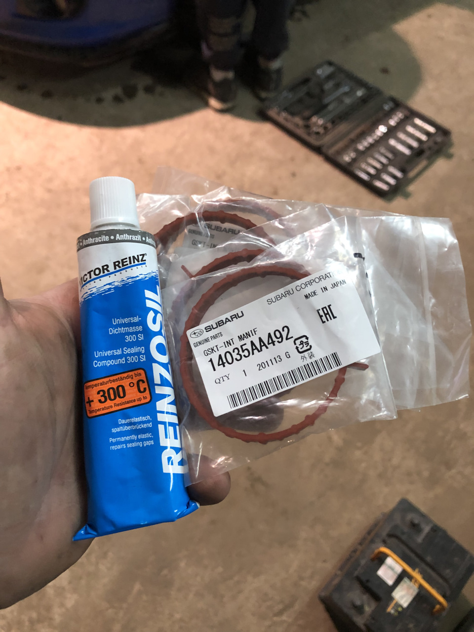 14035AA492 Прокладка впускного коллектора SUBARU | Запчасти на DRIVE2