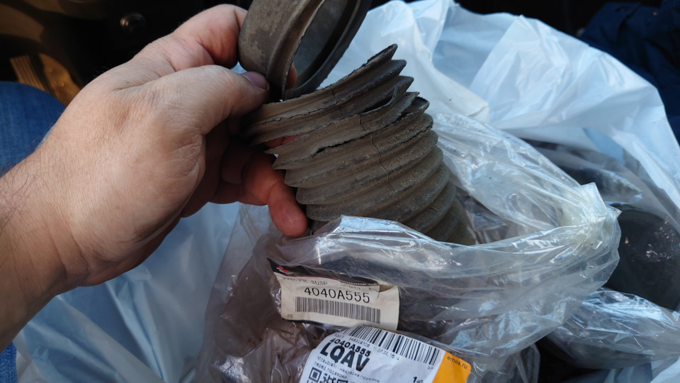 Замена ремня, втулок/стоек стаб-а, пыльников амортизаторов ...