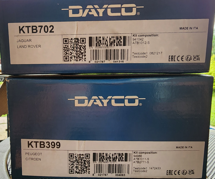 ATB1011 Ролик приводного ремня Citroen C6 2.7HDI 09/05- DAYCO ...