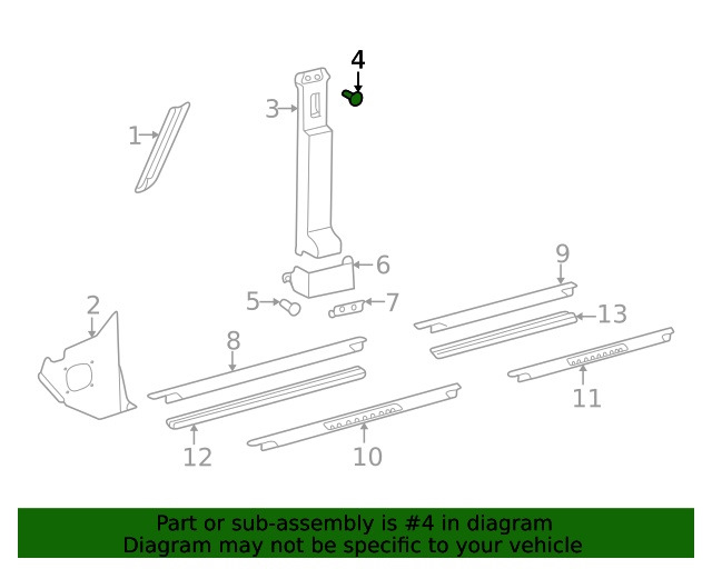 A4639880278 Клипса накладки балки Mercedes | Запчасти на DRIVE2