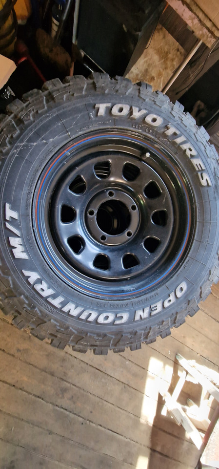 Шины летние Toyo 225/75 R16, штампованные диски Япония 6Jx16 ET5 5x139 ...
