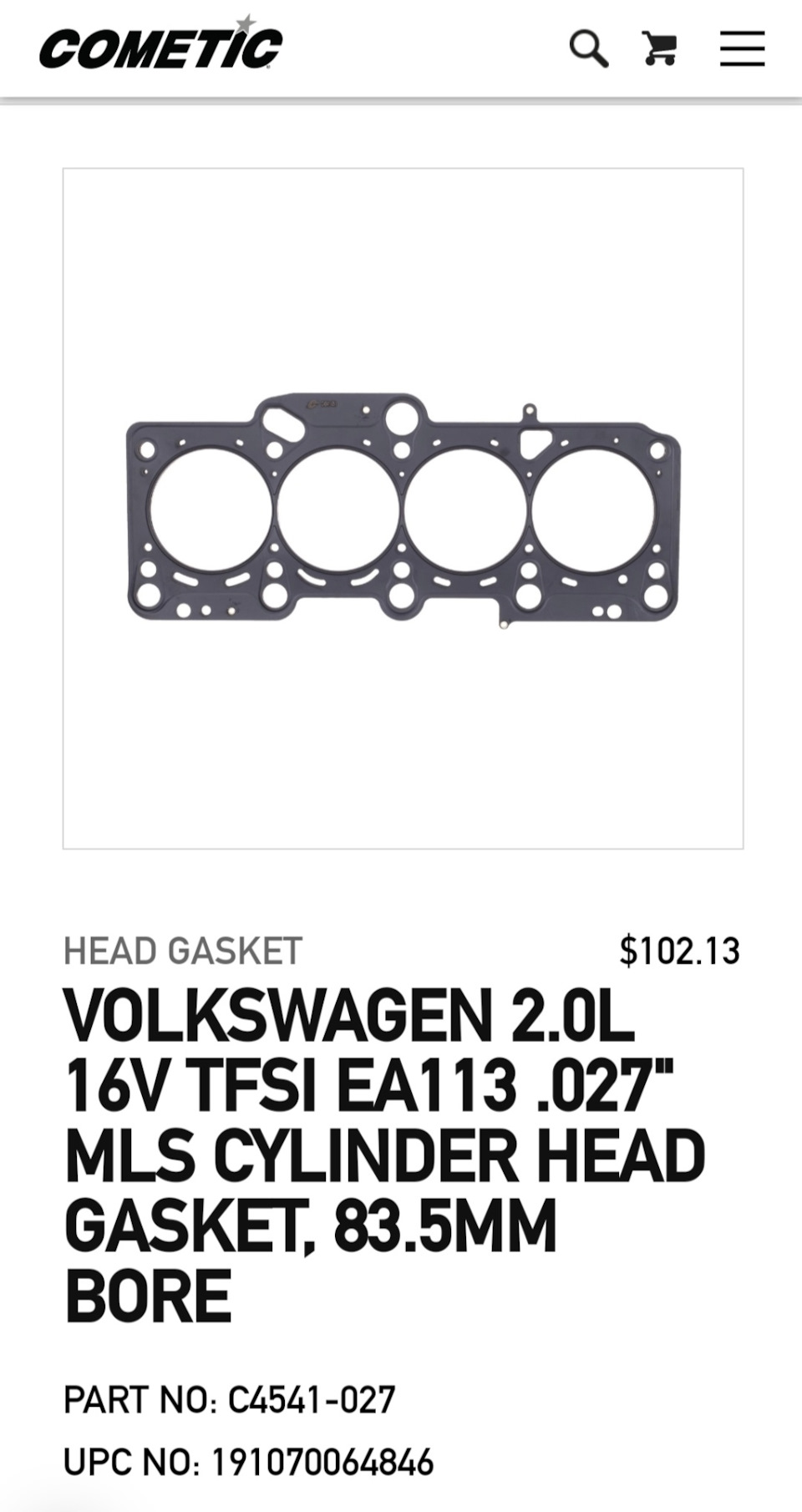 Ищу тюн прокладку ГБЦ — Volkswagen Golf GTI Mk5, 2 л, 2007 года ...