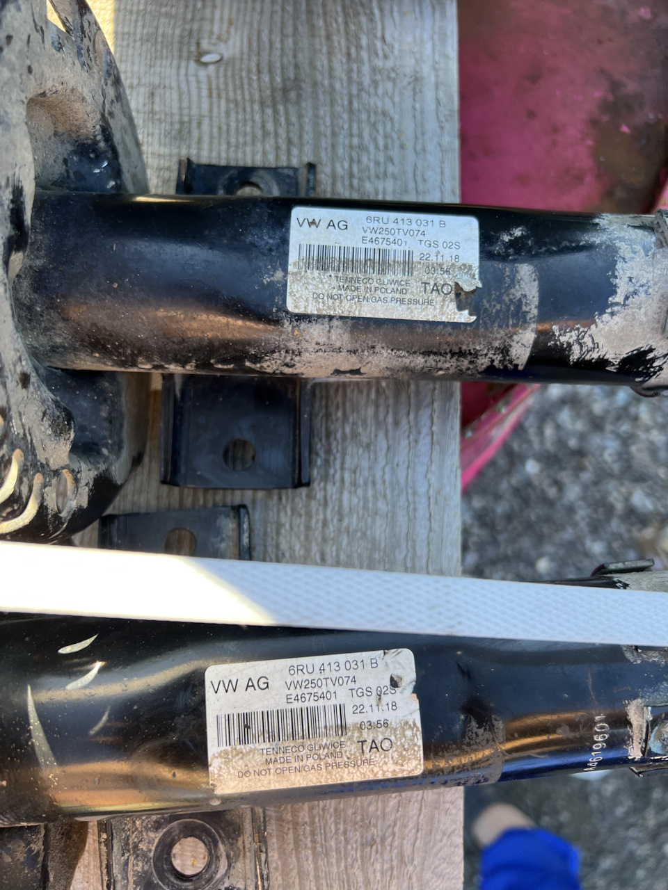 Замена аммортов (121200) — Volkswagen Polo Sedan, 1,4 л, 2019 года ...