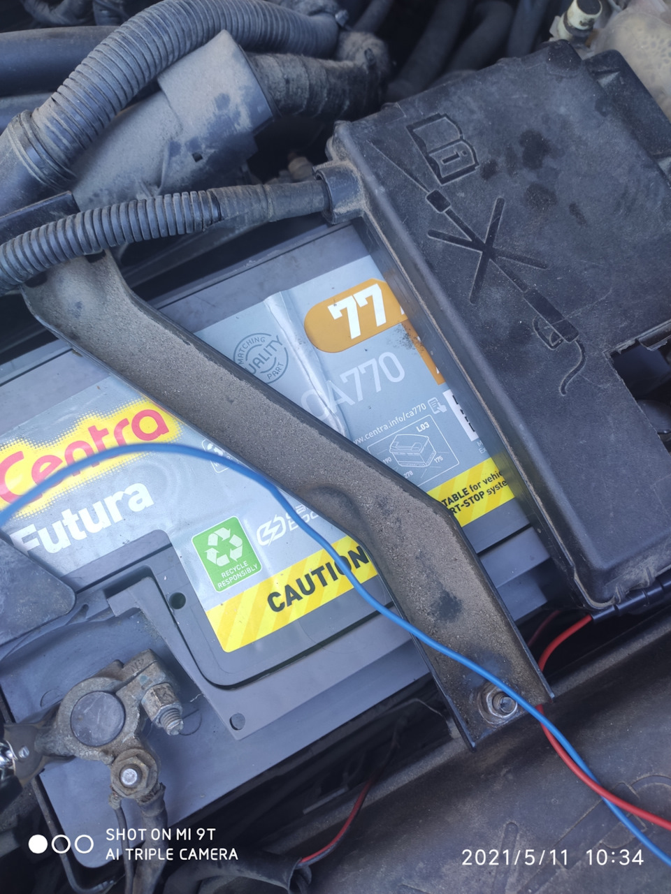 И снова про батарейку. — Chevrolet Orlando (1G), 1,8 л, 2014 года ...