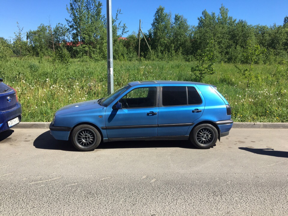 Дань моде — перекраска Ronal R8 — Volkswagen Golf Mk3, 1,8 л, 1994 года ...