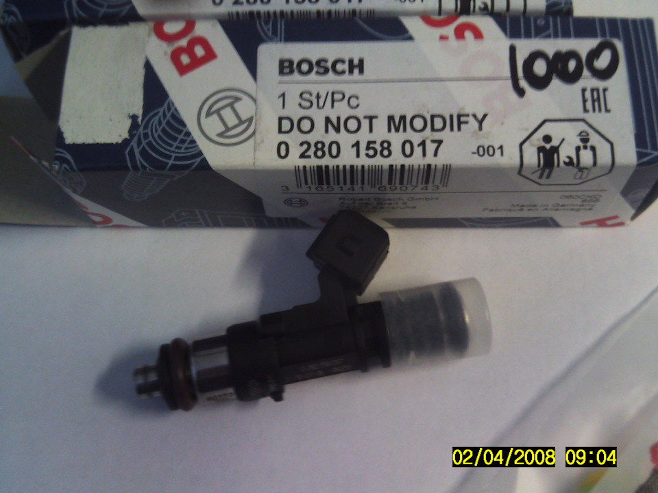 Новые форсунки BOSCH кому может нужно — Chevrolet Niva (1G), 1,7 л ...