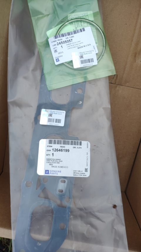 12646199 Прокладка выпускного коллектора GM | Запчасти на DRIVE2