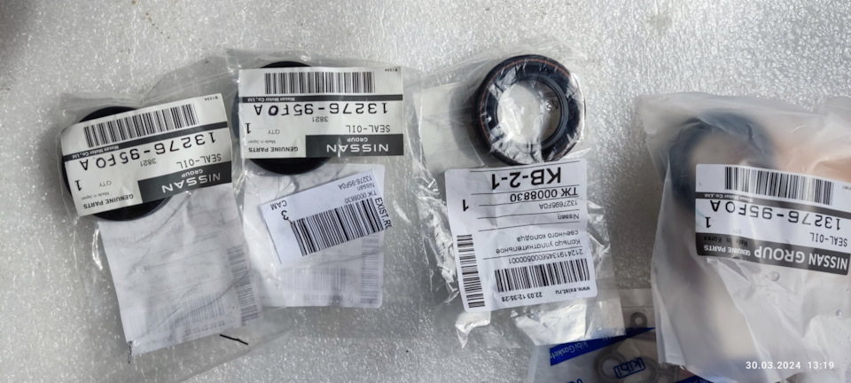 Замена прокладок крышки клапанов — Nissan Almera Classic (B10), 1,6 л ...