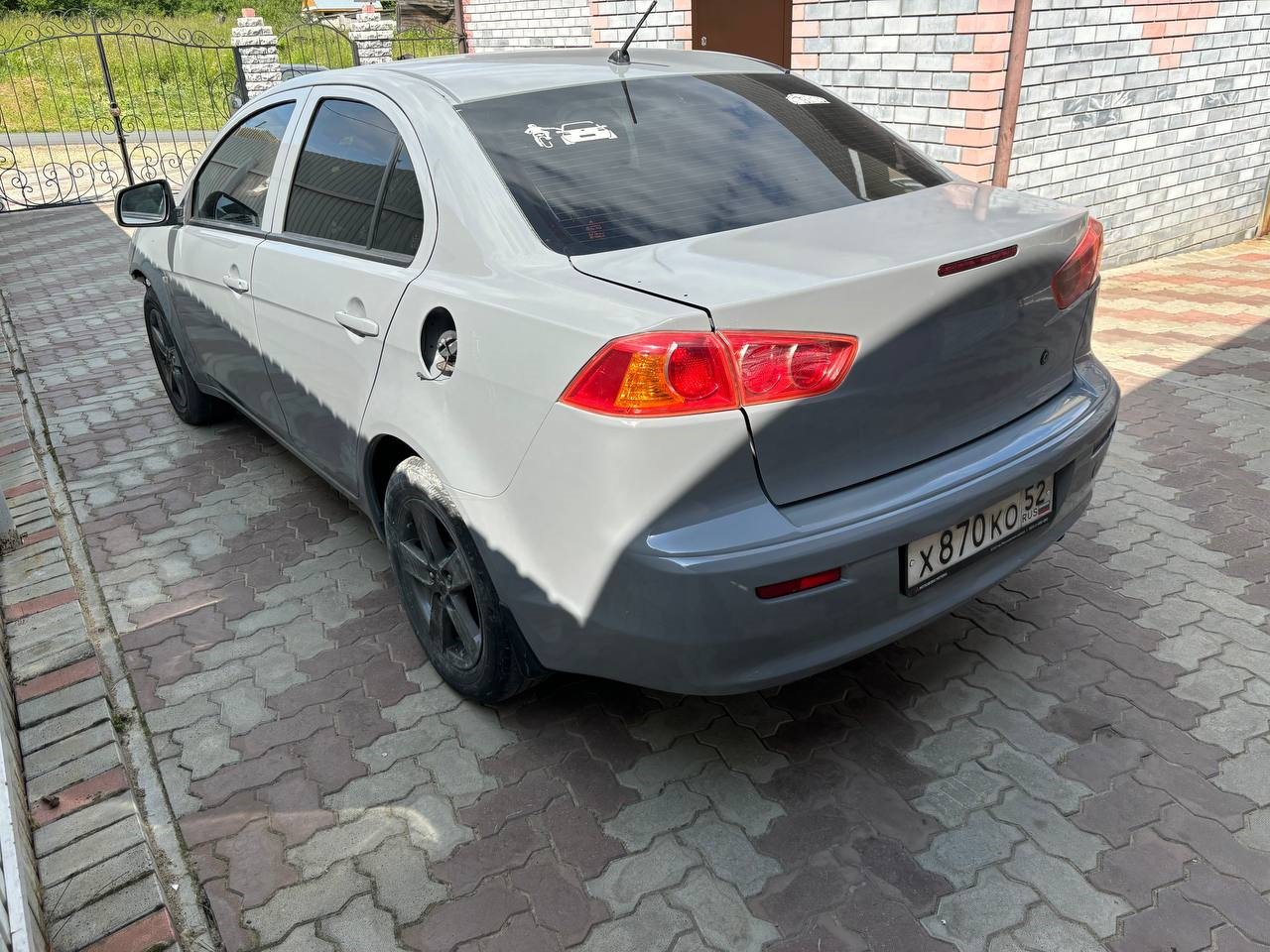 Долгожданный перекрас моего лансера в цвет nardo grey. часть 4 ...