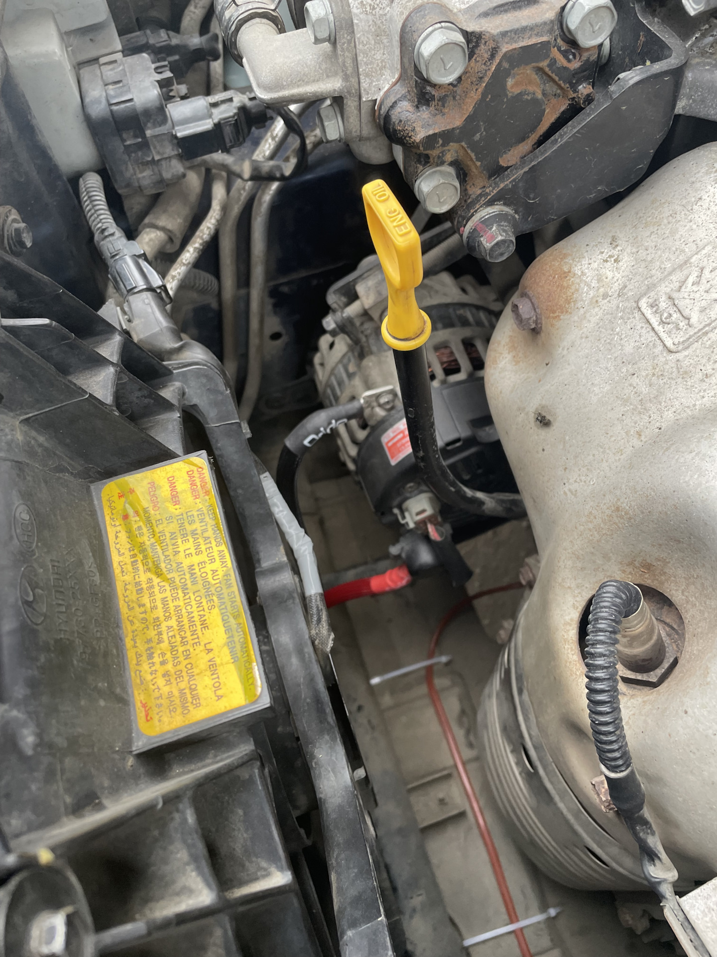 Дубляж генератора — Hyundai Accent (2G), 1,5 л, 2008 года | плановое ТО | DRIVE2