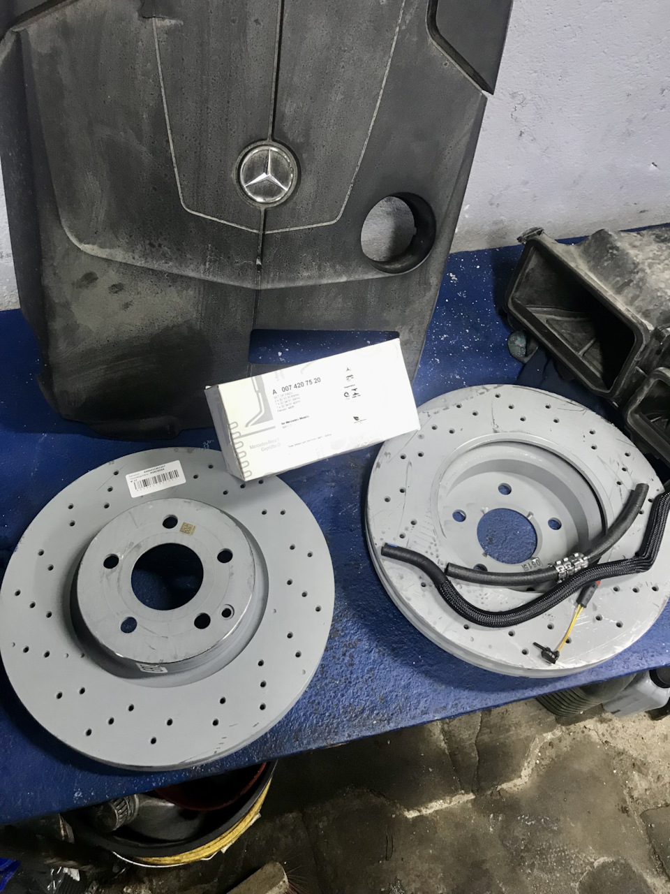 A0074207520 Комплект колодок тормозных 4шт. Mercedes | Запчасти на DRIVE2
