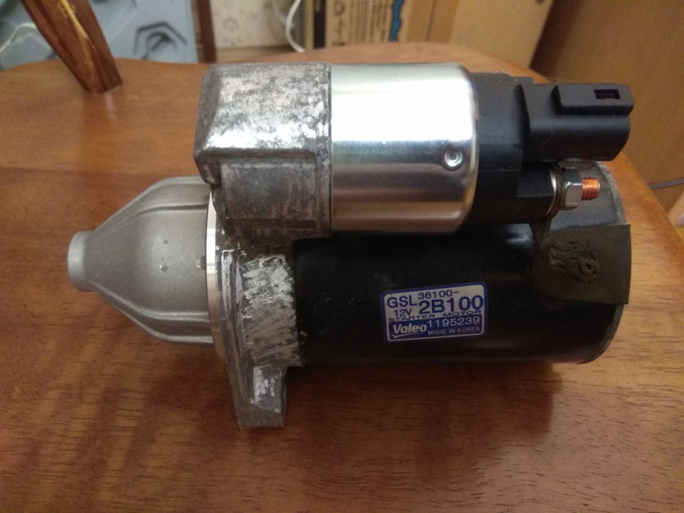 361002B100 Стартер KIA HYUNDAI | Запчасти на DRIVE2