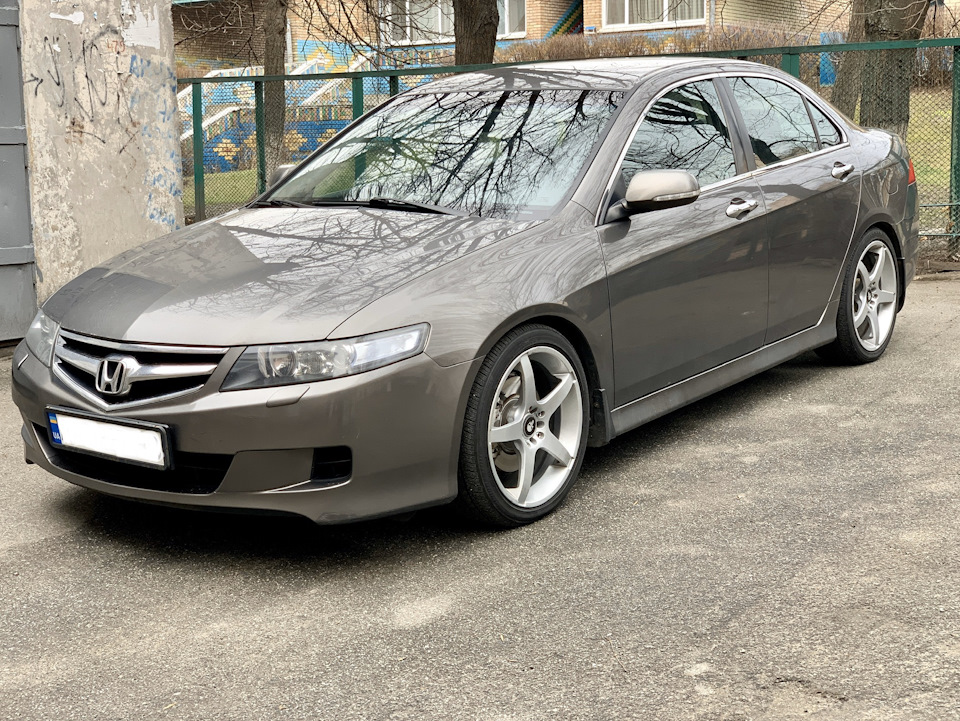R18 + Eibach ) — Honda Accord (7G), 2,2 л, 2007 года | колёсные диски ...